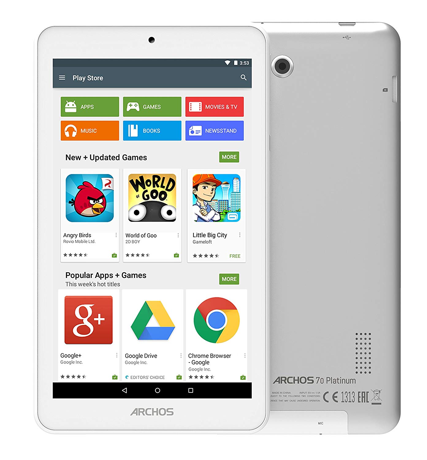 Tablette archos 70 platinum – Test et avis | Le Meilleur Avis