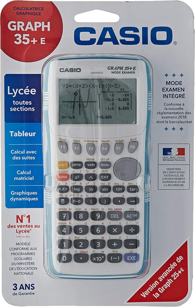 Casio Graph 35+E – Test et avis | Le Meilleur Avis