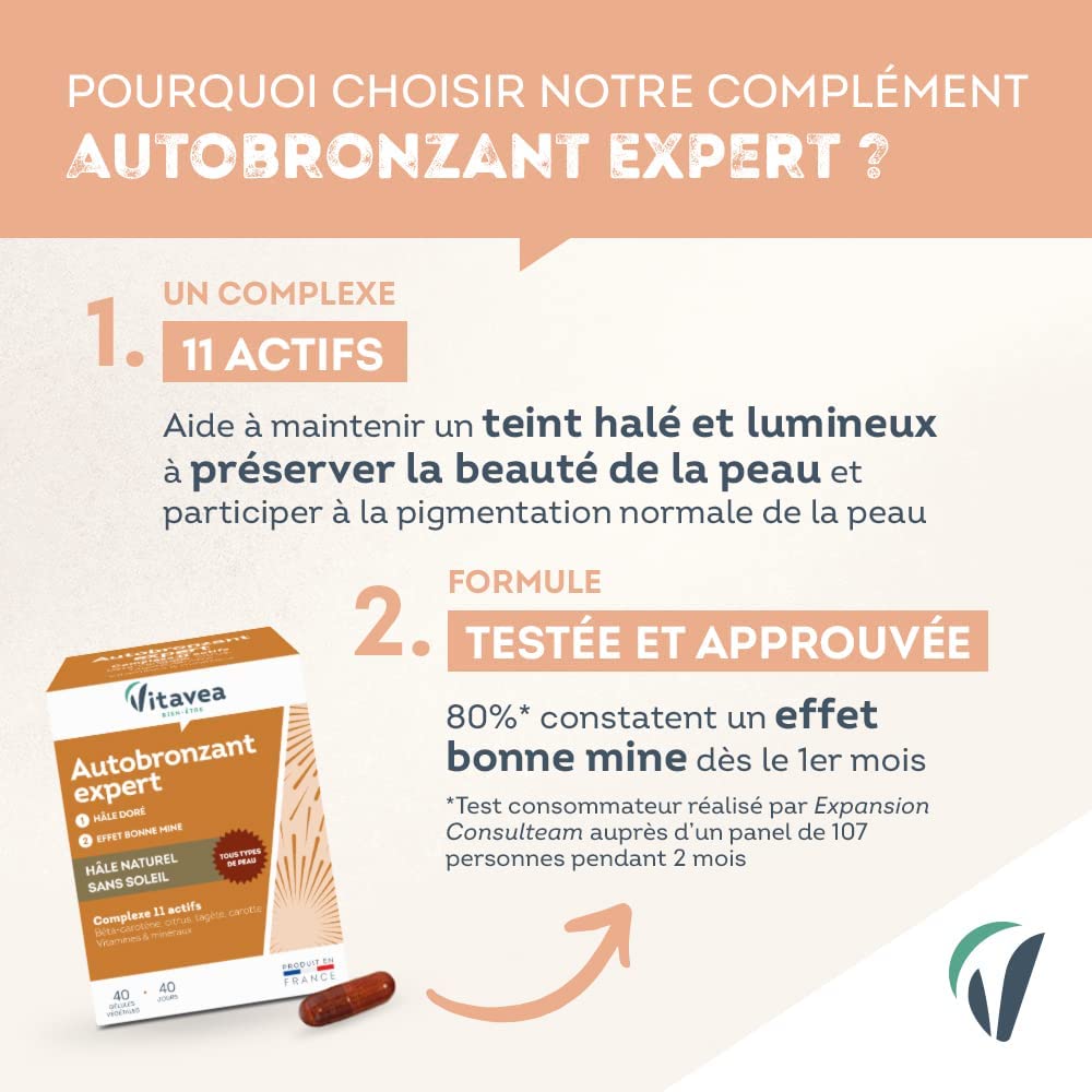 Autobronzant Vitavea – Test et avis | Le Meilleur Avis